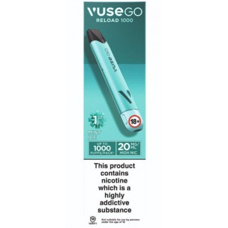 Vuse Go Reload Pen Aqua – Mint Ice 20mg/ml | Rechargeable Vape UK ...